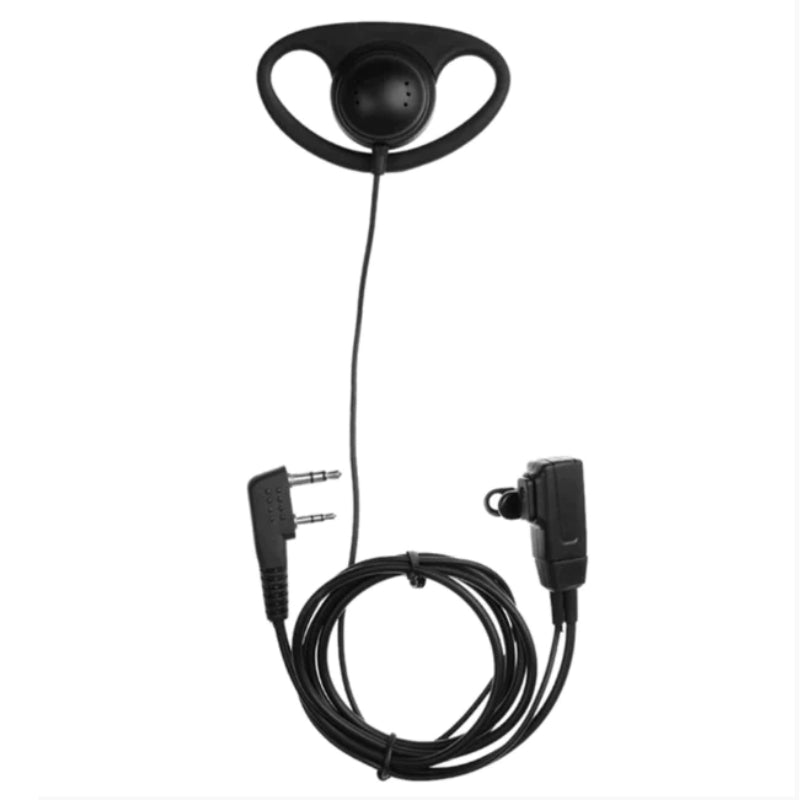 D-Shape Earpiece to suit Kenwood 3710X & Baofeng BF-888S – Secgear